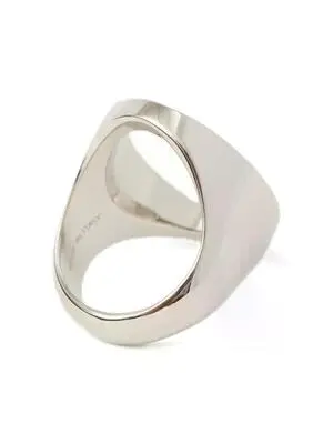 MAISON MARGIELA Minimal Logo Ring - Silver