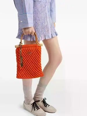 Prada Mini Crochet Tote