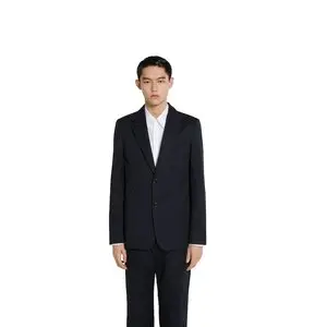 Gucci Gg Cotton Gabardine Jacquard Jacket - Blue