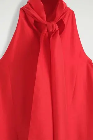 Cos Fluid Halterneck Mini Dress