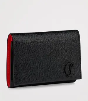 CHRISTIAN LOUBOUTIN Mooncrest Leather Trifold Wallet