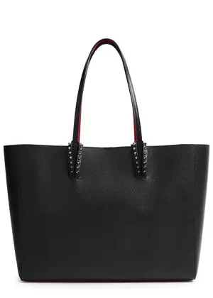 CHRISTIAN LOUBOUTIN Cabata Large Leather Tote - Black