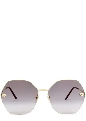 Cartier Panthère De Oversized Sunglasses