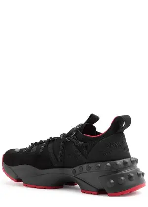 CHRISTIAN LOUBOUTIN Trailnrun Panelled Knit Sneakers