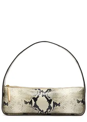 Khaite Lori Python-effect Shoulder Bag