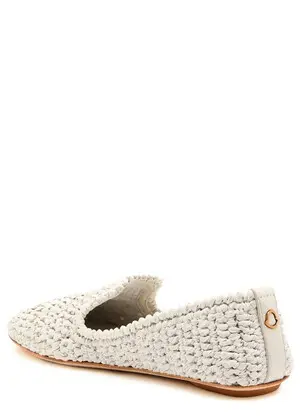 Moncler Woven Loafers - Natural