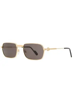 Cartier Rectangle-frame Sunglasses