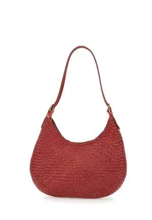 Dragon Diffusion Mezza Luna Leather Shoulder Bag