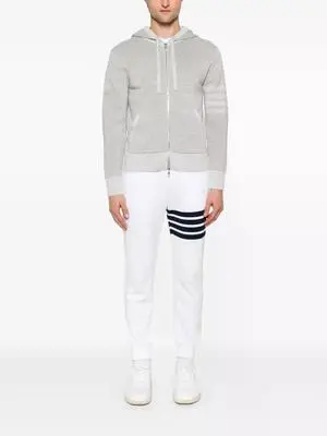 Thom Browne 4-bar Stripe Zip-up Hoodie