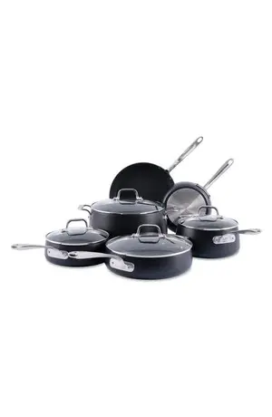 ALL-CLAD Ha1 Expert Hard Anodized Nonstick 10-piece Cookware Set - Black