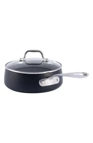 ALL-CLAD Ha-1 Expert Hard Anodized Nonstick 2.5-quart Sauce Pan With Lid - Black