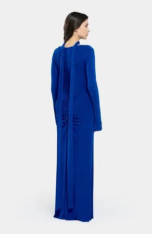 DASKA Lyra Maxi Dress - Cobalt