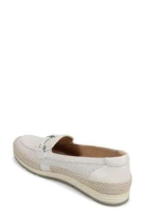 Vaneli Quarzi Bit Platform Loafer - White