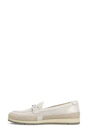 Vaneli Quarzi Bit Platform Loafer - White