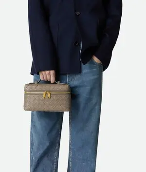 Bottega Veneta Intrecciato Leather Vanity Case