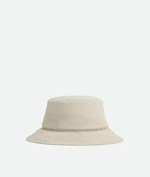 Bottega Veneta Tech Nylon Bucket Hat - Grey Putty