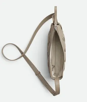 Bottega Veneta Diago Zipped Messenger - Limestone