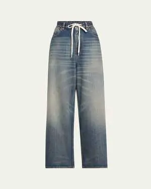 MAISON MARGIELA Five-pocket Wide-leg Jeans