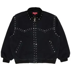 Supreme Studded Work Jacket - Black