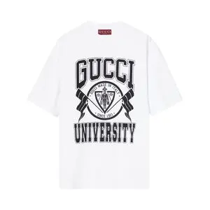 Gucci Printed Jersey T-shirt - White