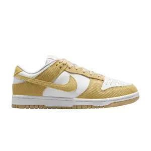 Nike Dunk Low Alabaster Corduroy Sneakers - Yellow