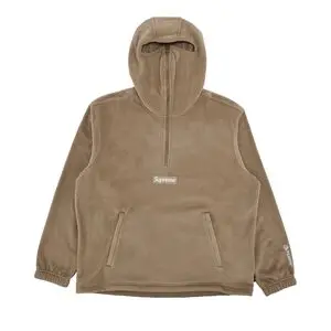 Supreme Polartec Facemask Half Zip Hooded Sweatshirt - Tan