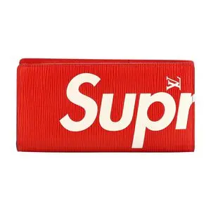 LOUIS VUITTON X Supreme Brazza Wallet - Red
