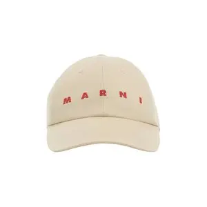 Marni Logo Baseball Cap - White