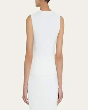 Anna Quan Serafina Button-front Knit Top