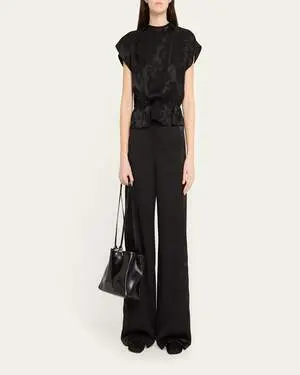 MAISON MARGIELA Numeric East-west Leather Tote Bag