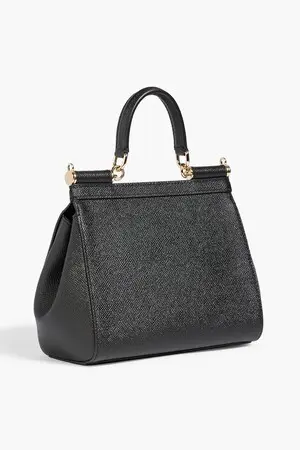 Dolce & Gabbana Sicily Pebbled-leather Tote