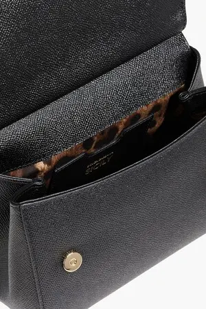 Dolce & Gabbana Sicily Pebbled-leather Tote