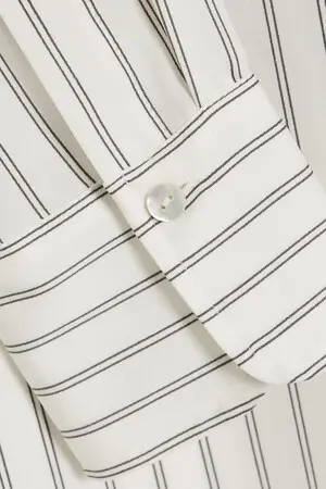 Vince Striped Silk-blend Shirt