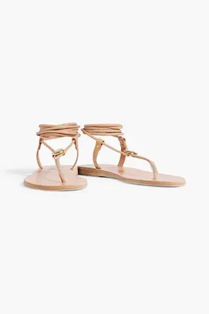 ANCIENT GREEK SANDALS Persephone Embellished Leather Sandals