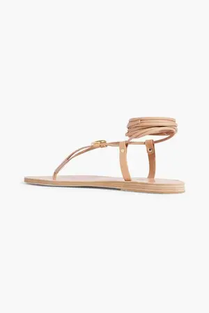 ANCIENT GREEK SANDALS Persephone Embellished Leather Sandals