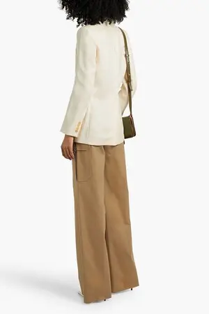 Max Mara Boemia Linen-twill Blazer - Ivory