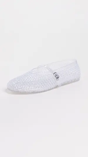 Intentionally Blank Classy Jelly Flats - Crystal