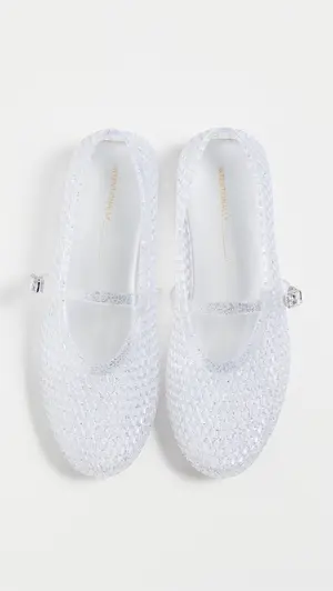 Intentionally Blank Classy Jelly Flats - Crystal