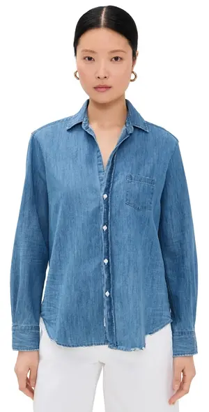 Frank & Eileen Eileen Denim Relaxed Button-down Shirt