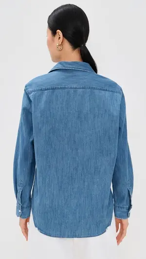 Frank & Eileen Eileen Denim Relaxed Button-down Shirt
