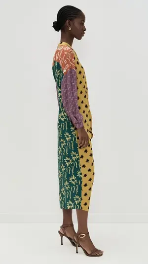 DONDE ESTEBAN Etrellitas Tie-waist Shirt Dress