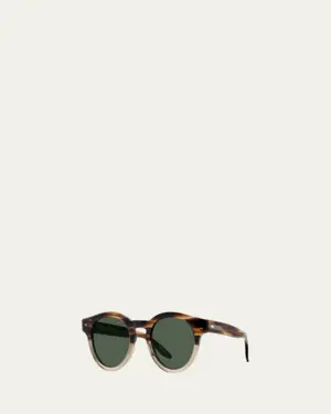 Barton Perreira Oxford Round Sunglasses
