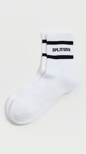 Splits59 Logo Stripe Quarter Socks