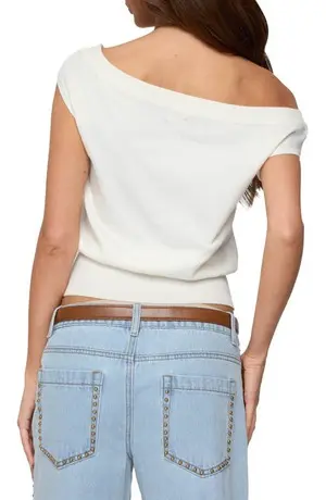 EDIKTED One-shoulder Top - White