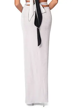 JLUXLABEL Reversible Maxi Skirt - White