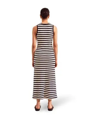 RO&ZO Stripe Knit Midi Dress