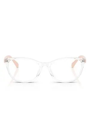 VOGUE 54mm Cat Eye Optical Glasses - Transparent