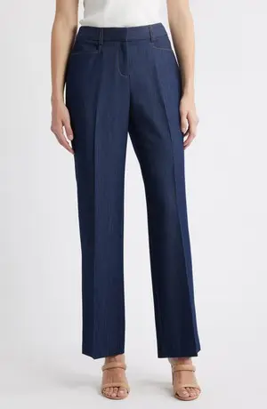 TAHARI ASL Straight Leg Trouser Jeans