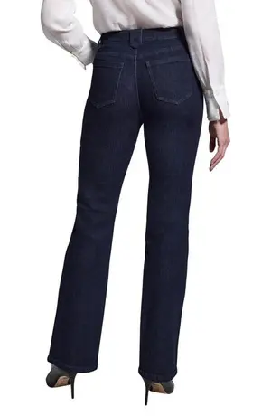 NIC+ZOE Breakaway Ribbon Trim Bootcut Jeans - Night