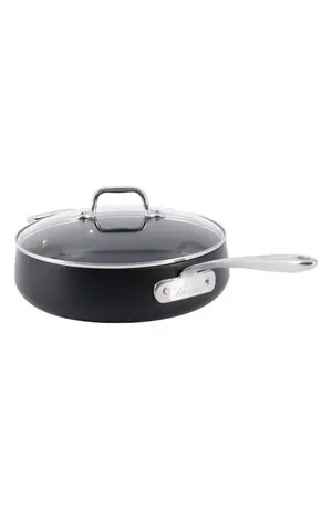 ALL-CLAD Ha1 Expert Hard Anodized Nonstick 4-quart Sauté Pan With Lid - Black